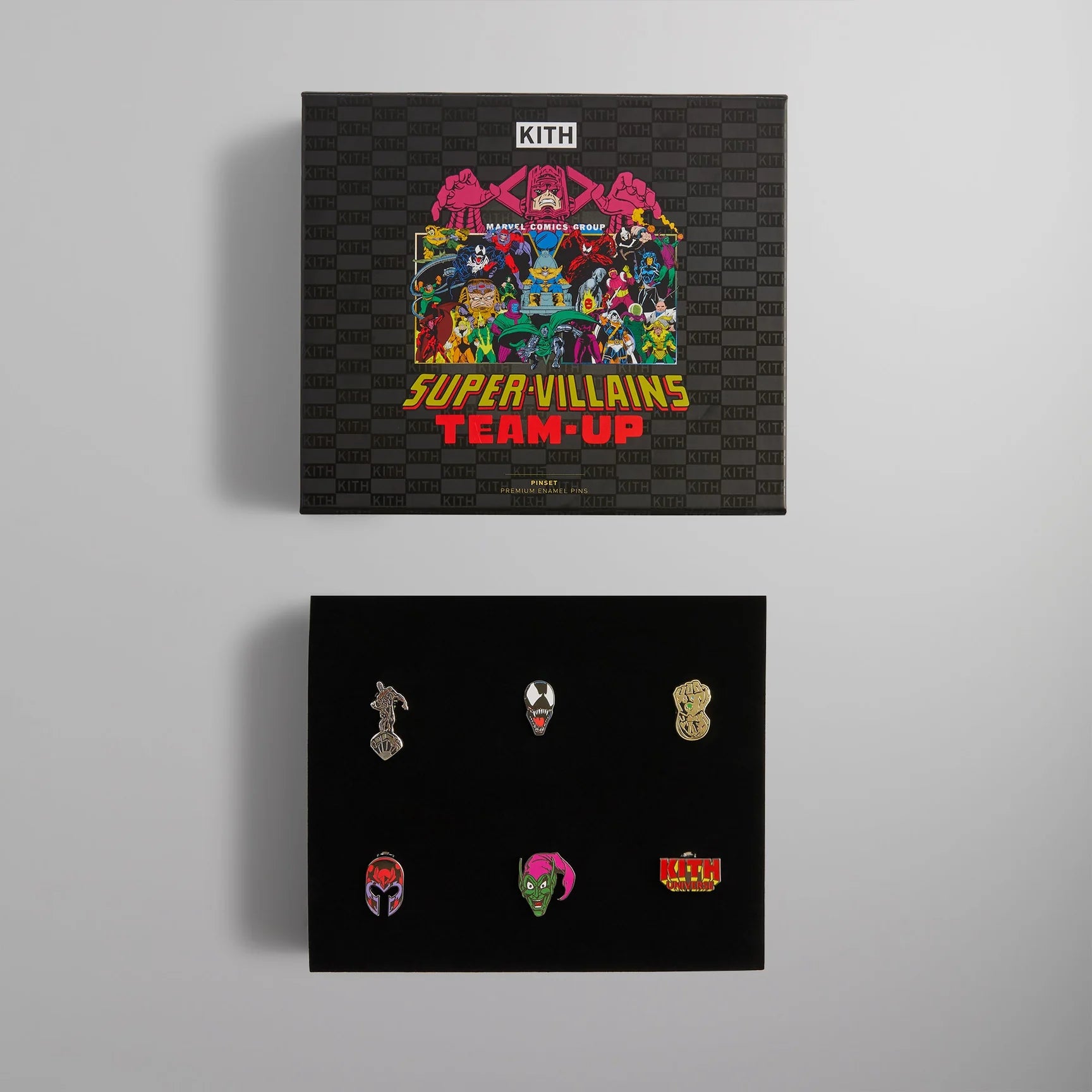 Marvel | Kith Super Villain Pin Set – SoleSavy